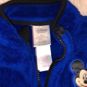 Disney | Jackets & Coats | Disney Store Mickey Mouse Fleece Jacket ...